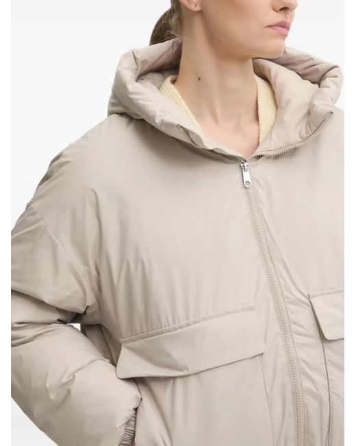 Converse Hooded Pocket Jacket in Natural | Lyst UK