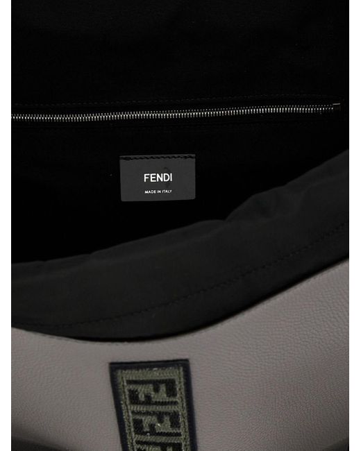 Fendi Large Strike Backpack in Black for Men | Lyst