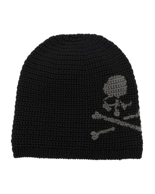 MASTERMIND WORLD Logo-intarsia Beanie in Black for Men | Lyst UK