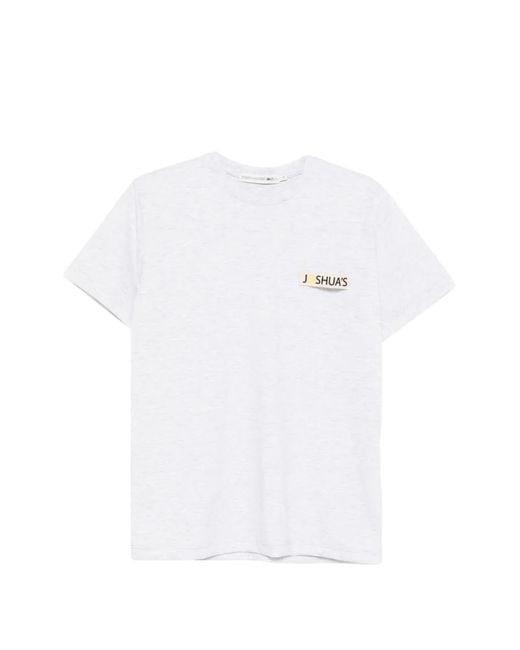 Joshua Sanders X Smiley Logo T-Shirt in White for Men | Lyst UK
