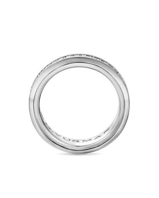 David Yurman 18Kt Streamline Diamond Ring in White for Men | Lyst