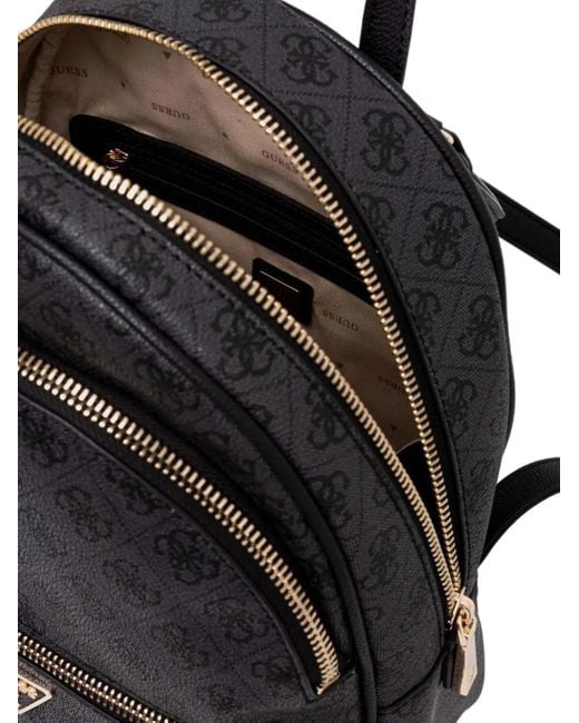 Guess Monogram Backpack in Blue | Lyst