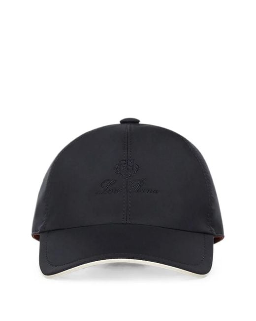 Loro Piana Logo-Embroidered Baseball Cap in Blue for Men | Lyst