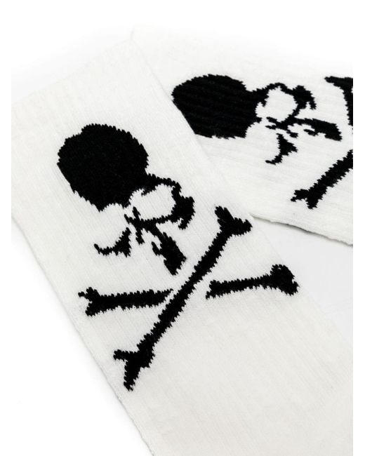 Mastermind Japan Logo-Jacquard Ribbed-Knit Socks in White for Men | Lyst Mastermind Japan Logo-Jacquard Ribbed-Knit Socks in White for Men | Lyst