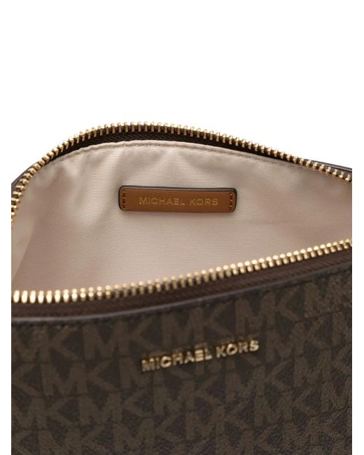 Michael Kors Signature-Logo Travel Pouch in Grey | Lyst UK