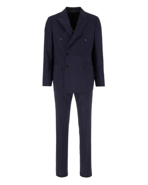 Colamarino Double-Breasted Suit in Blue for Men | Lyst