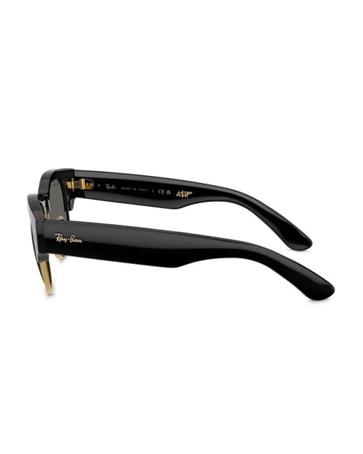Ray-Ban Mega Clubmaster Sunglasses in Black | Lyst