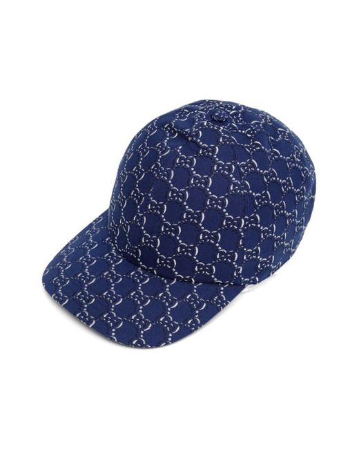 Gucci Gg Baseball Cap in Blue for Men | Lyst