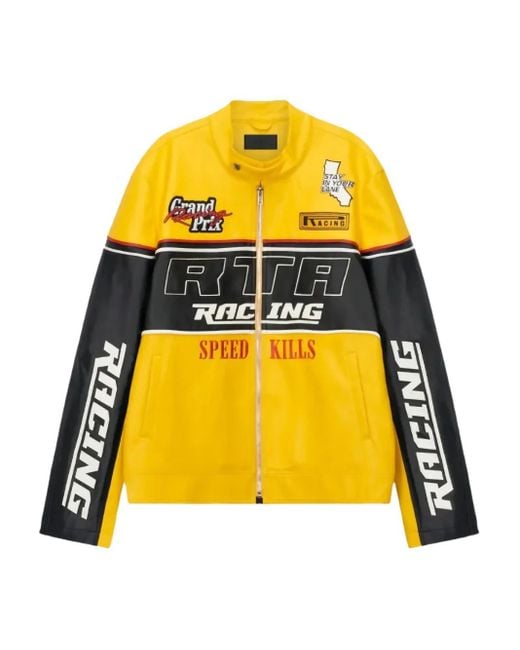 RTA Jonah Jacket in Yellow for Men | Lyst