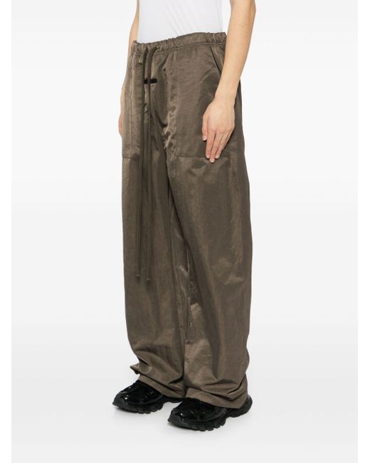 Fear Of God Essentials Textured Utility Pants in Brown for Men | Lyst