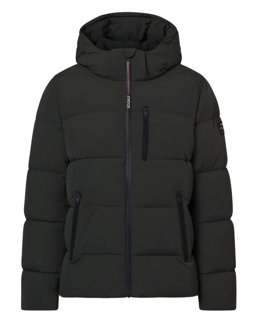 Ecoalf Bazon Padded Jacket in Black for Men | Lyst UK