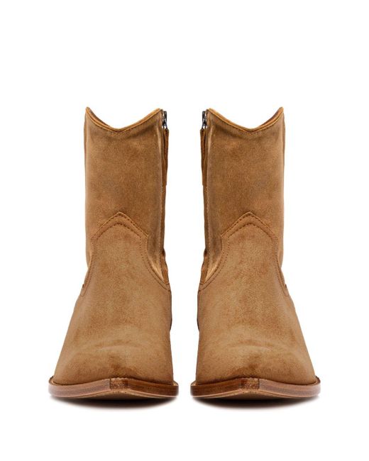 Buttero Flee Boots in Brown | Lyst UK