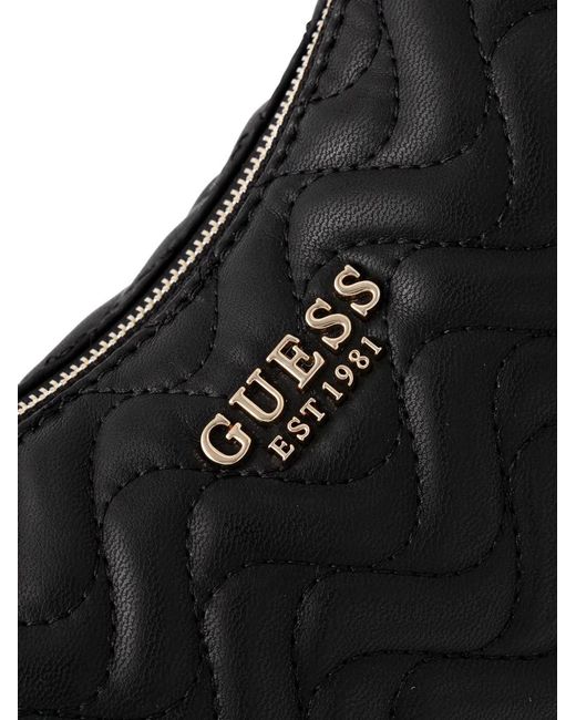 Guess Quilted Chain Bag in Black | Lyst UK