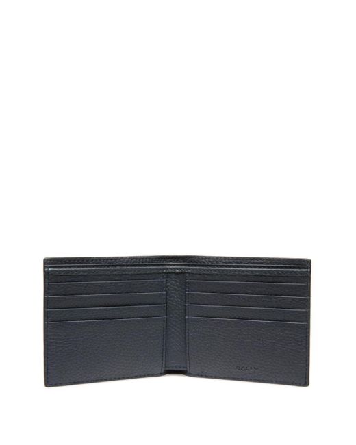 Bally Ribbon Bi-Fold Wallet in Blue for Men | Lyst UK