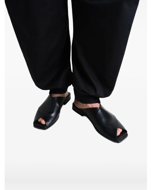 Lemaire Cross Slides in Black for Men | Lyst