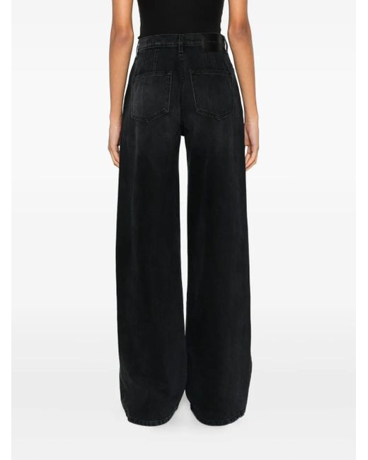 Brandon Maxwell Callan Jeans in Black | Lyst UK