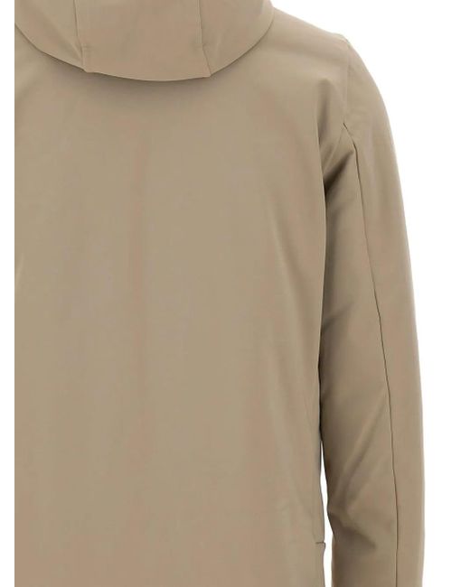 Rrd Padded Fixed-Hood Coat in Natural for Men | Lyst UK