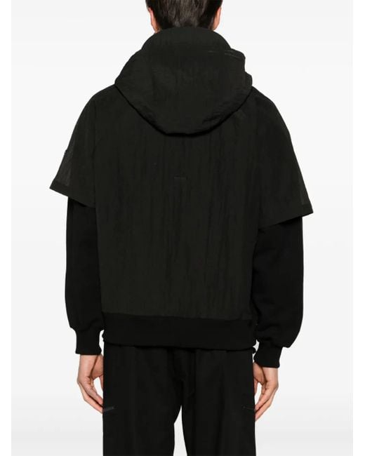 A_COLD_WALL* Overlay Crinkled Hoodie in Black for Men | Lyst
