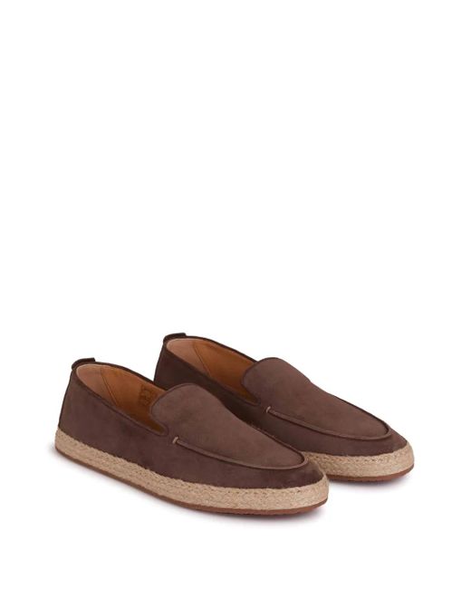 Henderson Jute-Detailing Loafers in Brown for Men | Lyst