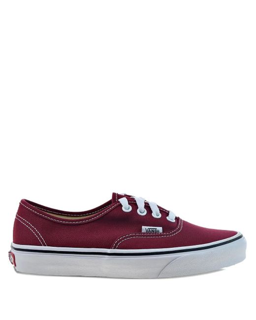 Vans Authentic Logo-Patch Sneakers in Purple for Men | Lyst UK