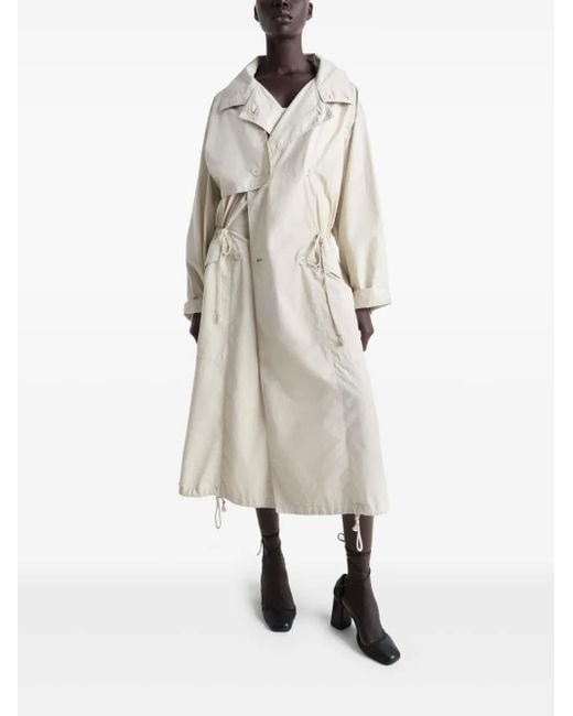 Lemaire Coats in White | Lyst
