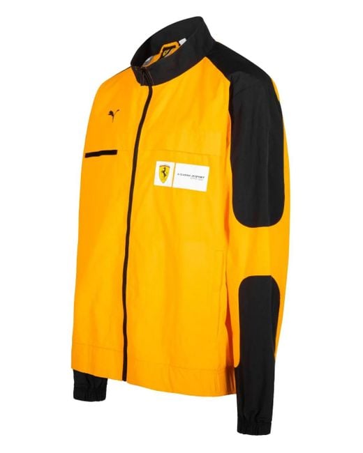 PUMA X Scuderia Ferrari Race Statement Jacket in Yellow for Men | Lyst