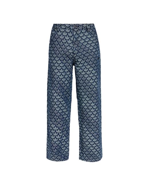 adidas Pattern Denim Jeans in Blue for Men | Lyst UK