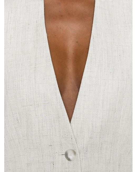 JOSEPH Ferula Blazer in White | Lyst