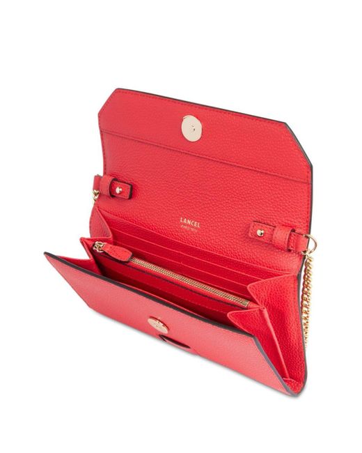 Lancel Ninon Wallet in Red | Lyst UK