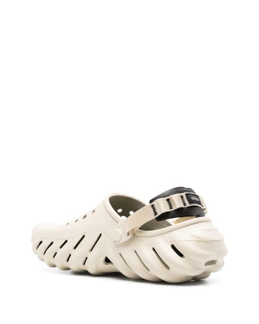 Crocs™ Echo Chunky Clogs in Natural | Lyst