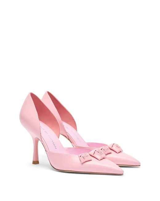 Stuart Weitzman 85Mm Rosie Pumps in Pink | Lyst