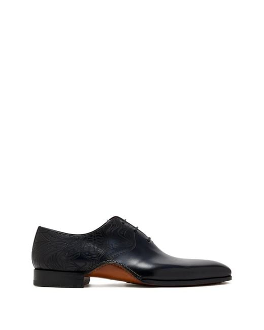 Magnanni Embossed Derby Shoes in White for Men | Lyst UK