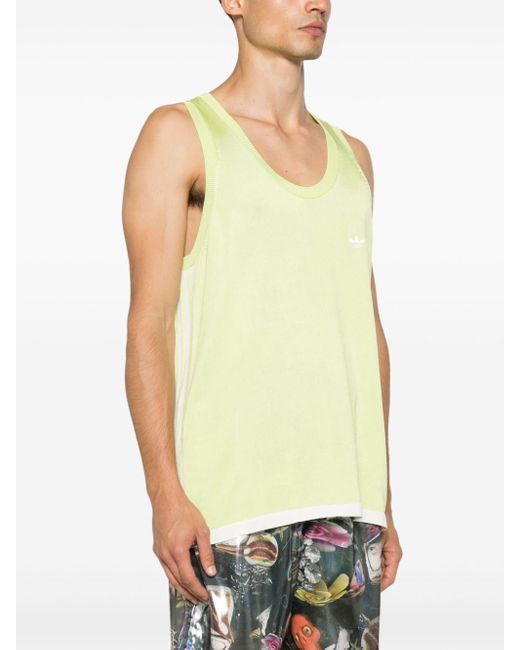 adidas X Wales Bonner Knit Top in Yellow | Lyst