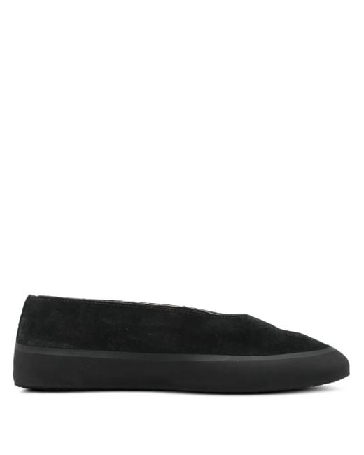 Le Monde Beryl Apres Ski Shearling Ballet Flats in Black | Lyst UK