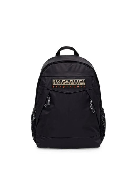 Napapijri Olina Logo-Patch Zip-Fastening Backpack in Blue | Lyst UK