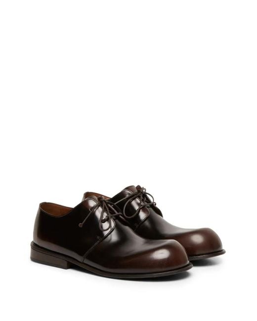 Marsèll Muso Leather Derby Shoes in Brown for Men | Lyst