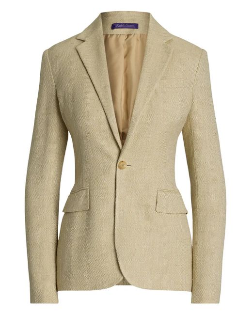 Ralph Lauren Safia Blazer in Natural | Lyst