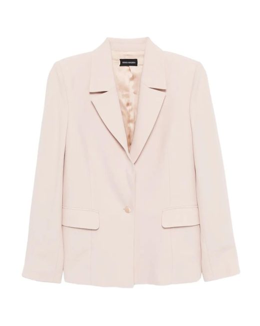 Xenia Magera Santa Barbara Blazer in Natural | Lyst