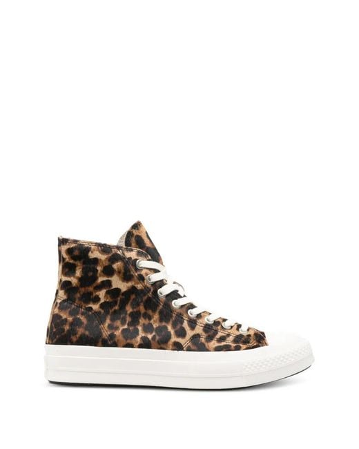 Converse First String Chuck Taylor All Star Leopard-Print Sneakers in ...