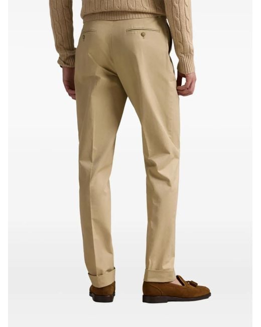 Polo Ralph Lauren Straight Chinos in Natural for Men | Lyst
