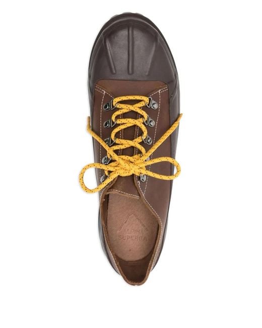 Superga 3345 Alpina Crazy Horse Lace-Up Ankle Boots in Brown for Men | Lyst