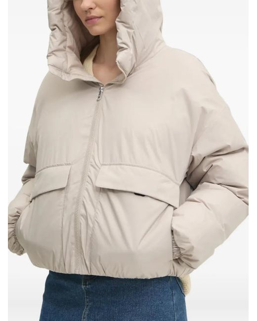 Converse Hooded Pocket Jacket in Natural | Lyst UK
