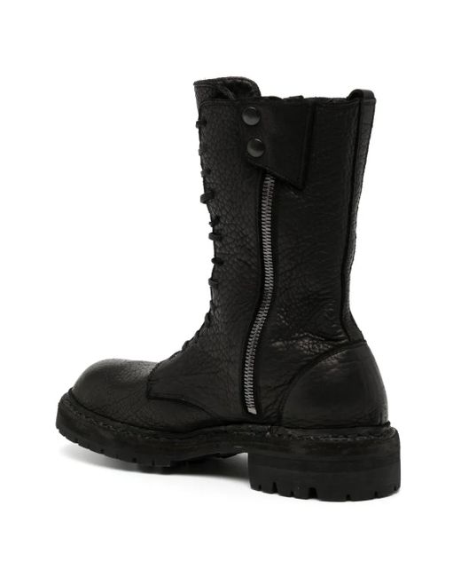 Guidi X Stylezeitgeist Combat Laced Boots in Black for Men | Lyst