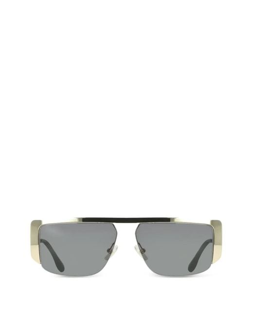 Victoria Beckham Rectangle Sunglasses in Grey | Lyst UK