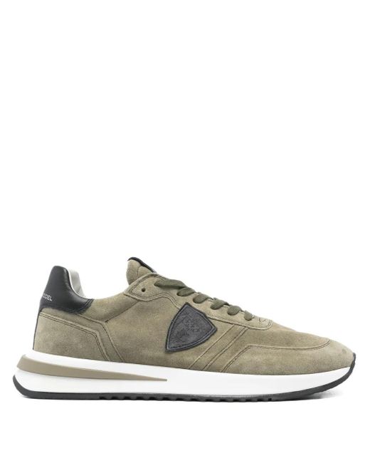 Philippe Model Leather Sneakers in Green for Men | Lyst UK