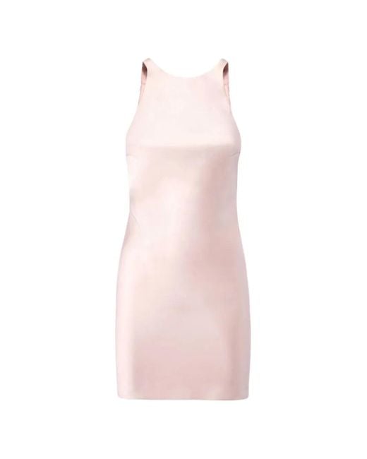 ANDAMANE Carmen Backless Mini Dress in Pink | Lyst UK
