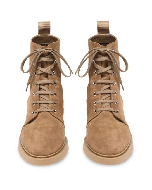 Gianvito Rossi Richard Boots in Brown | Lyst