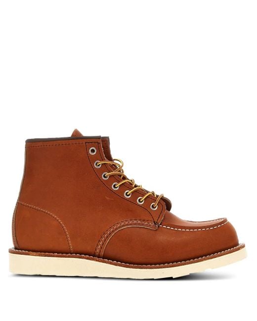 Red Wing Classic Moc Leather Boots in Brown for Men | Lyst