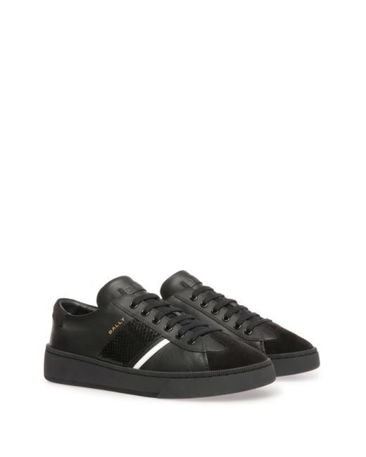 Bally Roller Lace-Up Sneakers in Black for Men | Lyst