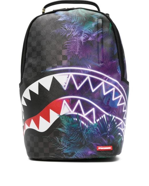 Sprayground Treehouse Party Dlxsv Tropical-Print Backpack in Grey for ...